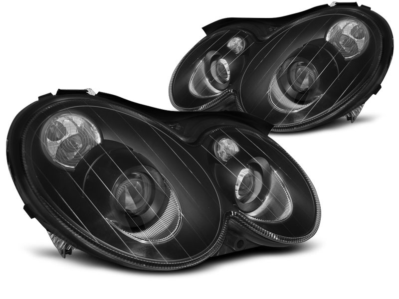 Headlights with LEDs and Front Projectors MERCEDES CLK - Ricambi Tuning ...
